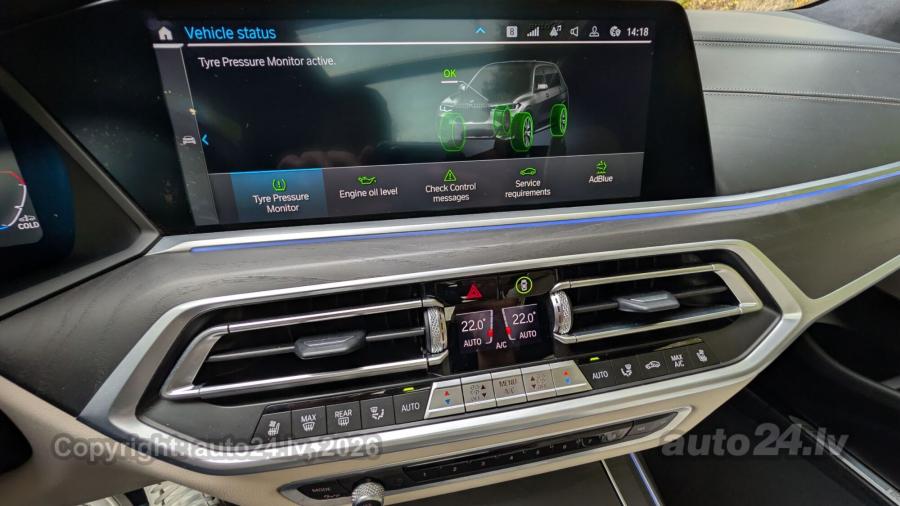 Белый БМВ X7 2021 в Таллин, объемом двигателя 3.00 л и пробегом 120 тыс. км за 55900 €, фото 25 на AUTOMOTO.COM.LV