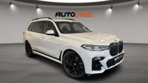 White BMW X7 2022 in Vilnius, with an engine capacity of 2.99 L and mileage of 109 thousand km for 59222 €, photo 4 on AUTOMOTO.COM.LV