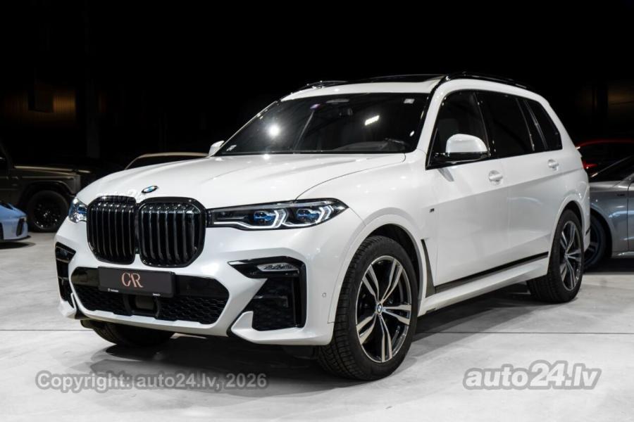 Balts BMW X7 2022 Rīga, ar dzinēja tilpumu 3.00 L un nobraukumu 52 tūkst. km par 77500 €, foto 1 vietnē AUTOMOTO.COM.LV