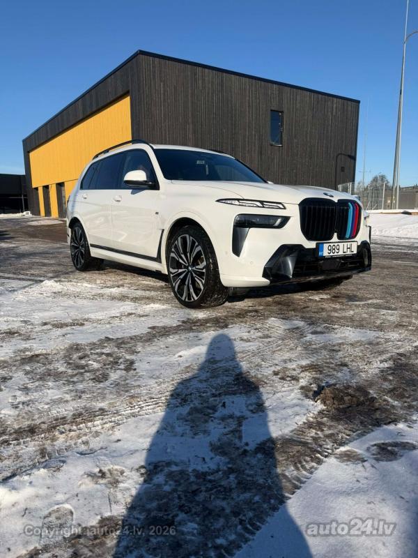 White BMW X7 2023 in Tartu, with an engine capacity of 3.00 L and mileage of 91 thousand km for 84500 €, photo 2 on AUTOMOTO.COM.LV