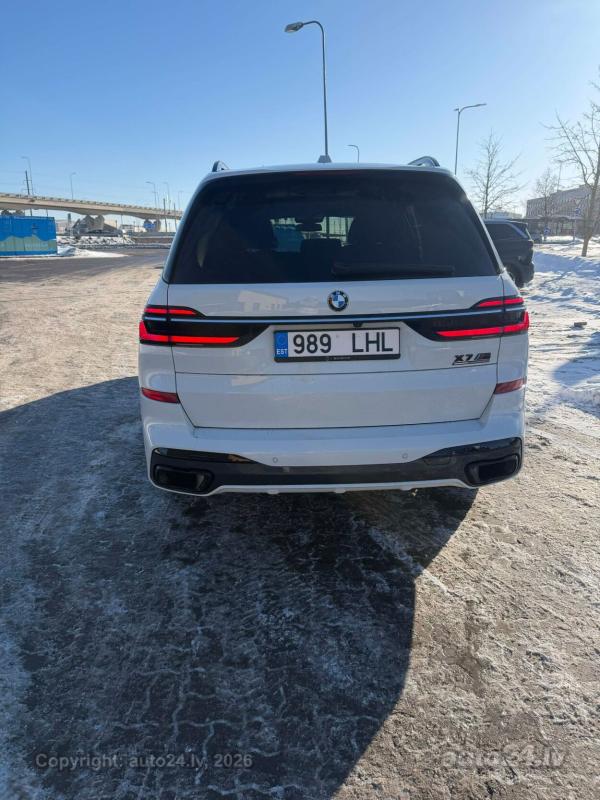 White BMW X7 2023 in Tartu, with an engine capacity of 3.00 L and mileage of 91 thousand km for 84500 €, photo 5 on AUTOMOTO.COM.LV