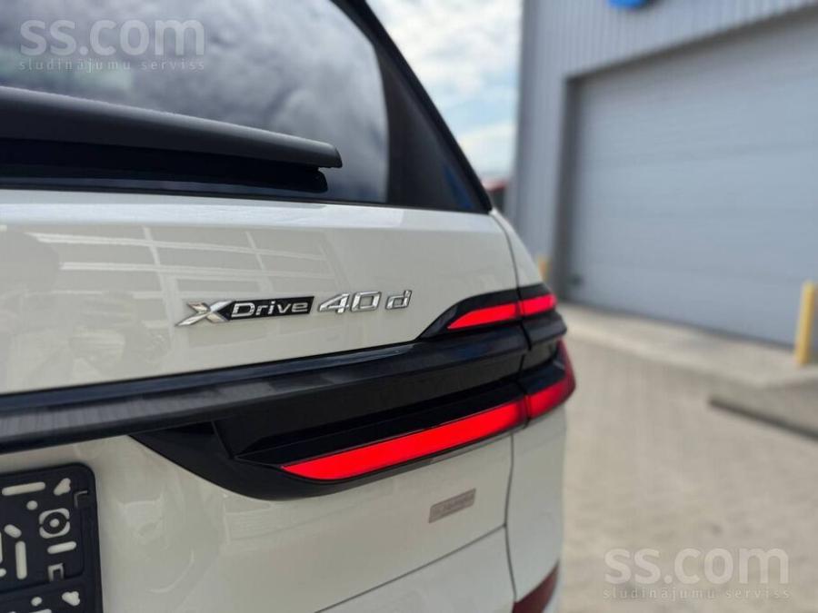 Белый БМВ X7 2024 в Рига, объемом двигателя 3.00 л и пробегом 22 тыс. км за 82000 €, фото 14 на AUTOMOTO.COM.LV