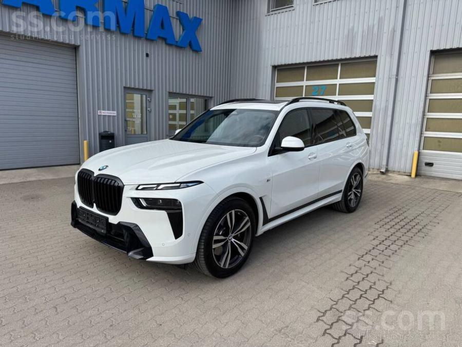 Белый БМВ X7 2024 в Рига, объемом двигателя 3.00 л и пробегом 22 тыс. км за 82000 €, фото 9 на AUTOMOTO.COM.LV