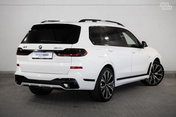 BMW X7 2024 in Vilnius on AUTOMOTO.COM.LV White BMW X7 2024 in Vilnius, with an engine capacity of 3.00 L and mileage of 79 thousand km for 86771 €, photo 10 on AUTOMOTO.COM.LV