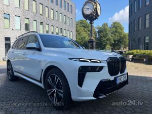 White BMW X7 2024 in Tallinn, with an engine capacity of 3.00 L and mileage of 28 thousand km for 94500 €, photo 4 on AUTOMOTO.COM.LV