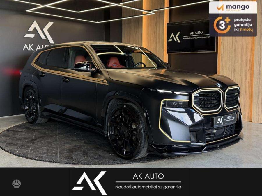 Melns BMW XM 2023 Kauņa, ar dzinēja tilpumu 4.40 L un nobraukumu 41 tūkst. km par 104990 €, foto 1 vietnē AUTOMOTO.COM.LV