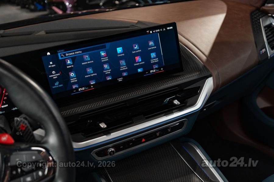 Черный БМВ XM 2024 в Рига, объемом двигателя 4.40 л и пробегом 42 тыс. км за 100642 €, фото 24 на AUTOMOTO.COM.LV
