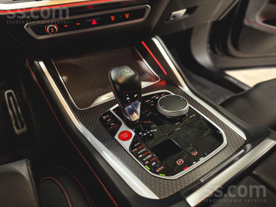 Черный БМВ XM 2024 в Рига, объемом двигателя 4.40 л и пробегом 62 тыс. км за 139900 €, фото 16 на AUTOMOTO.COM.LV