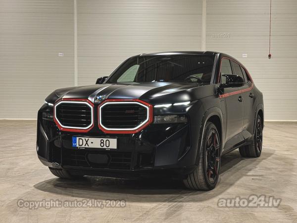 Черный БМВ XM 2024 в Рига, объемом двигателя 4.40 л и пробегом 62 тыс. км за 139900 €, фото 1 на AUTOMOTO.COM.LV