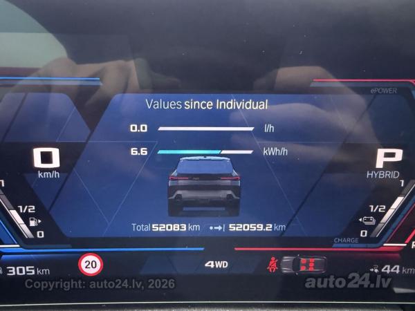 Melns BMW XM 2023 Tallina, ar dzinēja tilpumu 4.40 L un nobraukumu 52 tūkst. km par 98000 €, foto 11 vietnē AUTOMOTO.COM.LV