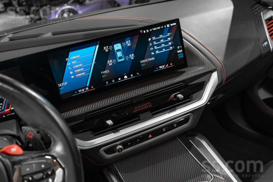 Серый БМВ XM 2023 в Рига, объемом двигателя 4.40 л и пробегом 56 тыс. км за 117370 €, фото 25 на AUTOMOTO.COM.LV
