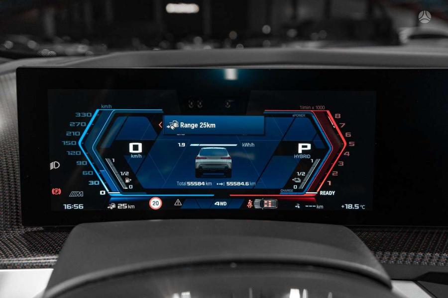 Pelēks BMW XM 2023 Rīga, ar dzinēja tilpumu 4.40 L un nobraukumu 56 tūkst. km par 117370 €, foto 22 vietnē AUTOMOTO.COM.LV