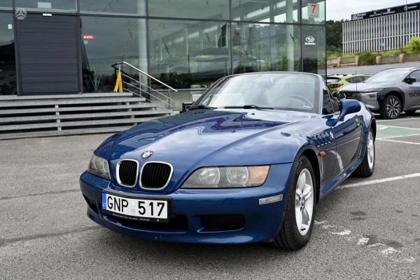 Blue BMW Z3 2002 in Vilnius, with an engine capacity of 1.90 L and mileage of 125 thousand km for 5900 €, photo 1 on AUTOMOTO.COM.LV