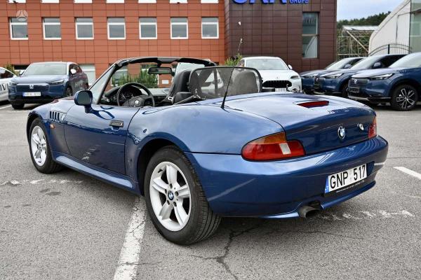 Blue BMW Z3 2002 in Vilnius, with an engine capacity of 1.90 L and mileage of 125 thousand km for 5900 €, photo 7 on AUTOMOTO.COM.LV