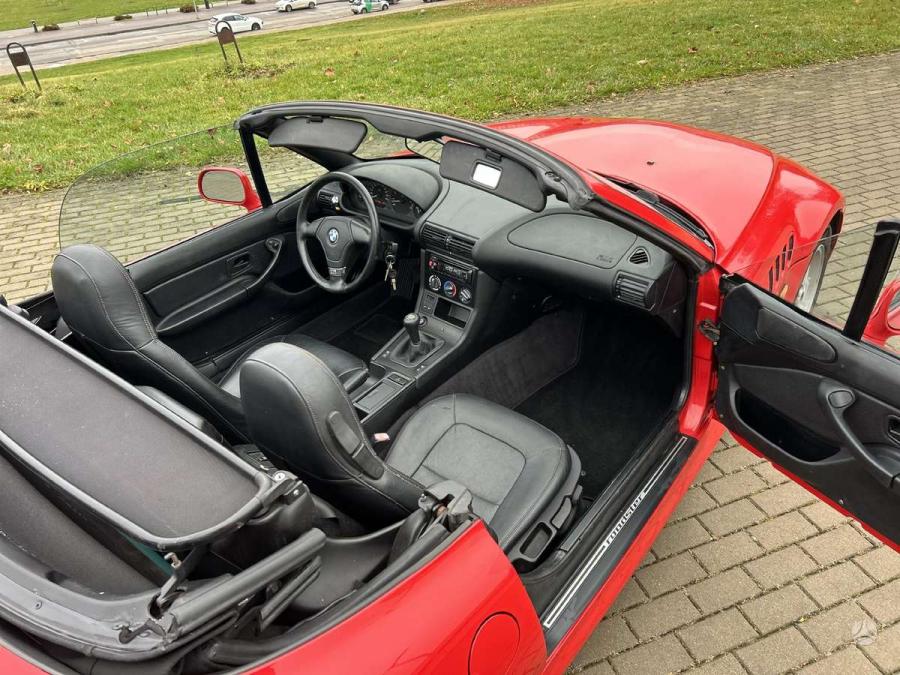 BMW Z3 1996 in Vilnius, with an engine capacity of 1.90 L and mileage of 349 thousand km for 5450 €, photo 27 on AUTOMOTO.COM.LV