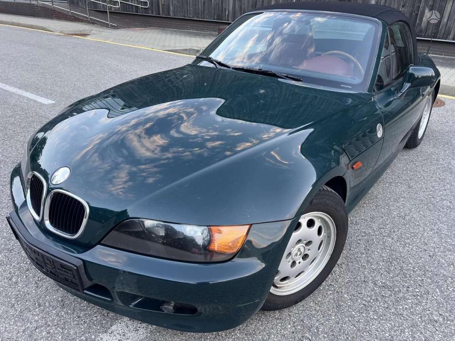 Green BMW Z3 1997 in Utena, with an engine capacity of 1.80 L and mileage of 170 thousand km for 5500 €, photo 16 on AUTOMOTO.COM.LV