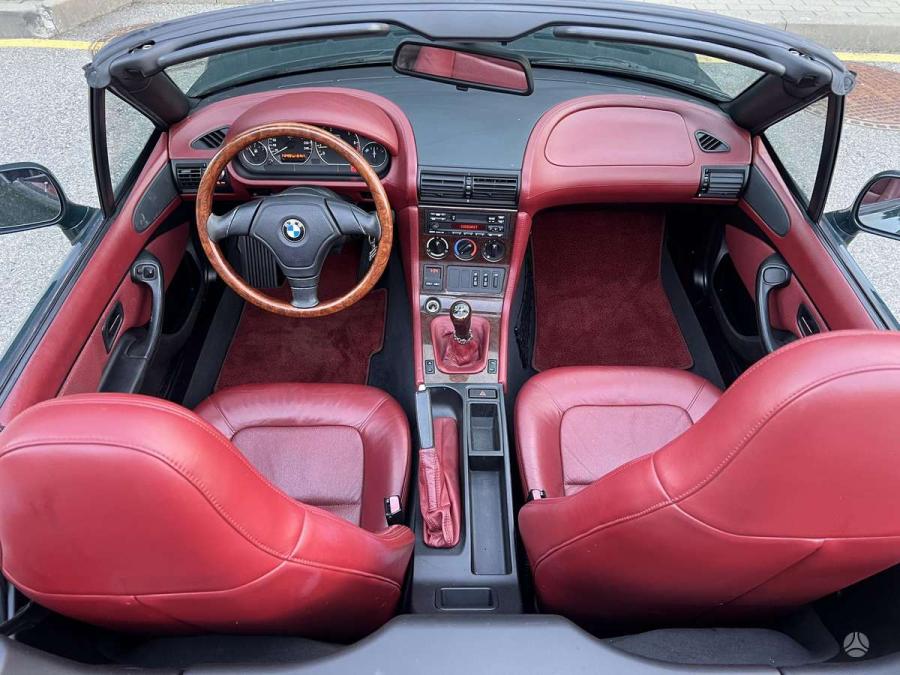 Green BMW Z3 1997 in Utena, with an engine capacity of 1.80 L and mileage of 170 thousand km for 5500 €, photo 27 on AUTOMOTO.COM.LV
