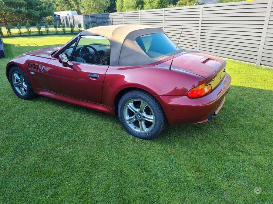 Sarkans BMW Z3 1999 Kauņa, ar dzinēja tilpumu 2.50 L un nobraukumu 41 tūkst. km par 6500 €, foto 4 vietnē AUTOMOTO.COM.LV