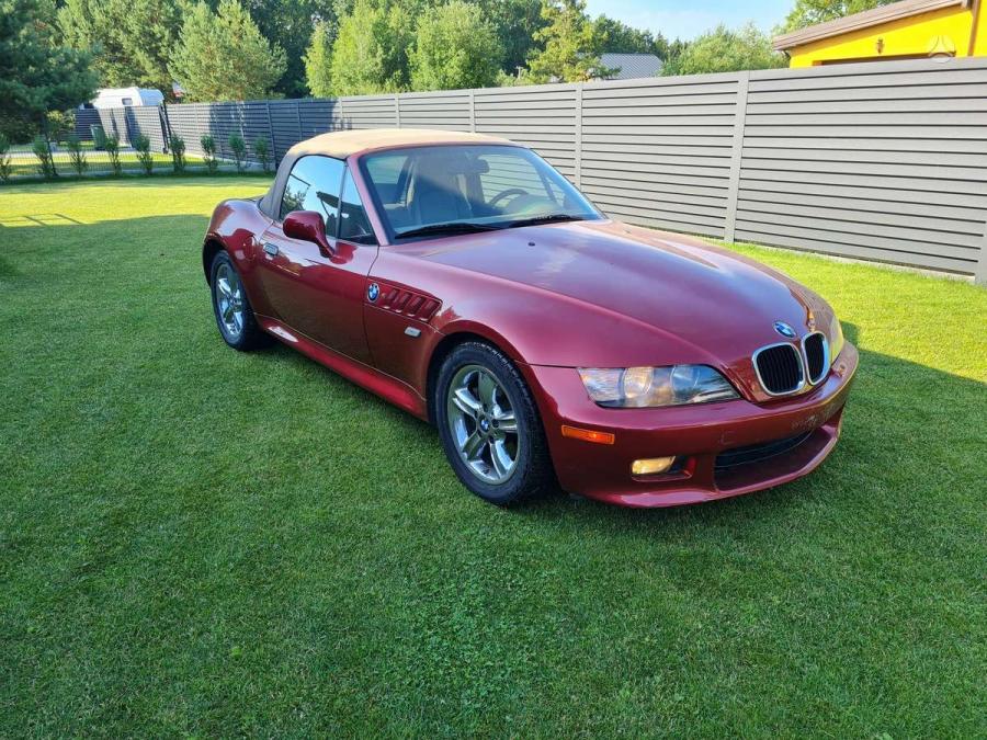 Sarkans BMW Z3 1999 Kauņa, ar dzinēja tilpumu 2.50 L un nobraukumu 41 tūkst. km par 6500 €, foto 5 vietnē AUTOMOTO.COM.LV