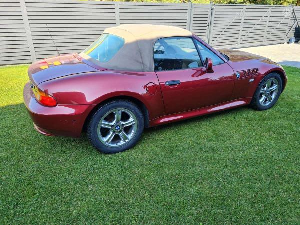 Sarkans BMW Z3 1999 Kauņa, ar dzinēja tilpumu 2.50 L un nobraukumu 41 tūkst. km par 6500 €, foto 5 vietnē AUTOMOTO.COM.LV