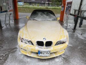 Yellow BMW Z3 1998 in Vilnius, with an engine capacity of 2.79 L and mileage of 330 thousand km for 7500 €, photo 20 on AUTOMOTO.COM.LV