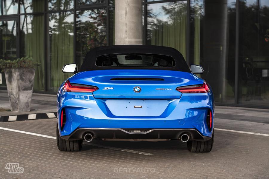 Blue BMW Z4 2020 in Kaunas, with an engine capacity of 2.00 L and mileage of 98 thousand km for 32500 €, photo 7 on AUTOMOTO.COM.LV