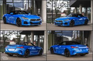 Blue BMW Z4 2020 in Kaunas, with an engine capacity of 2.00 L and mileage of 98 thousand km for 32500 €, photo 23 on AUTOMOTO.COM.LV