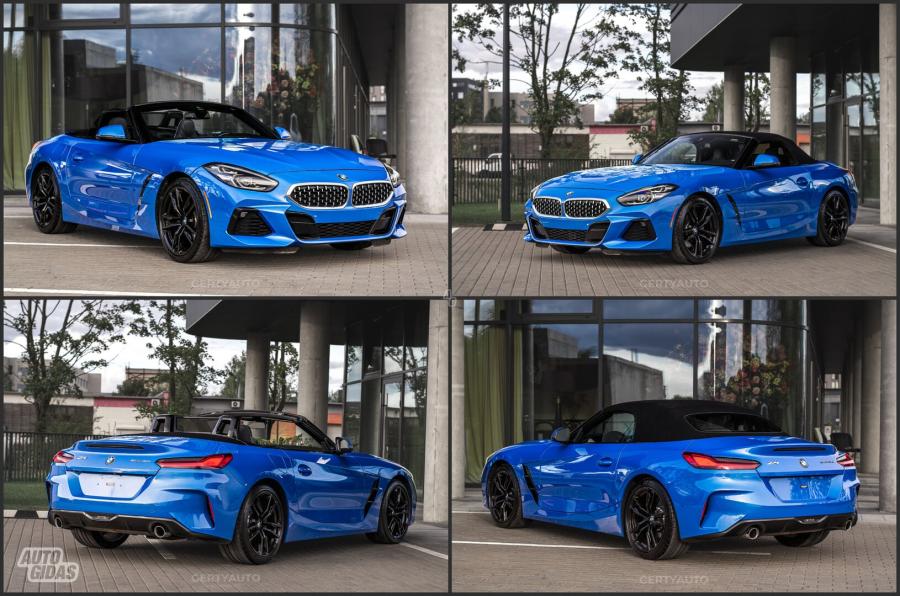 Blue BMW Z4 2020 in Kaunas, with an engine capacity of 2.00 L and mileage of 98 thousand km for 32500 €, photo 23 on AUTOMOTO.COM.LV