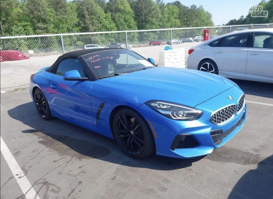 Blue BMW Z4 2020 in Kaunas, with an engine capacity of 2.00 L and mileage of 98 thousand km for 32500 €, photo 34 on AUTOMOTO.COM.LV