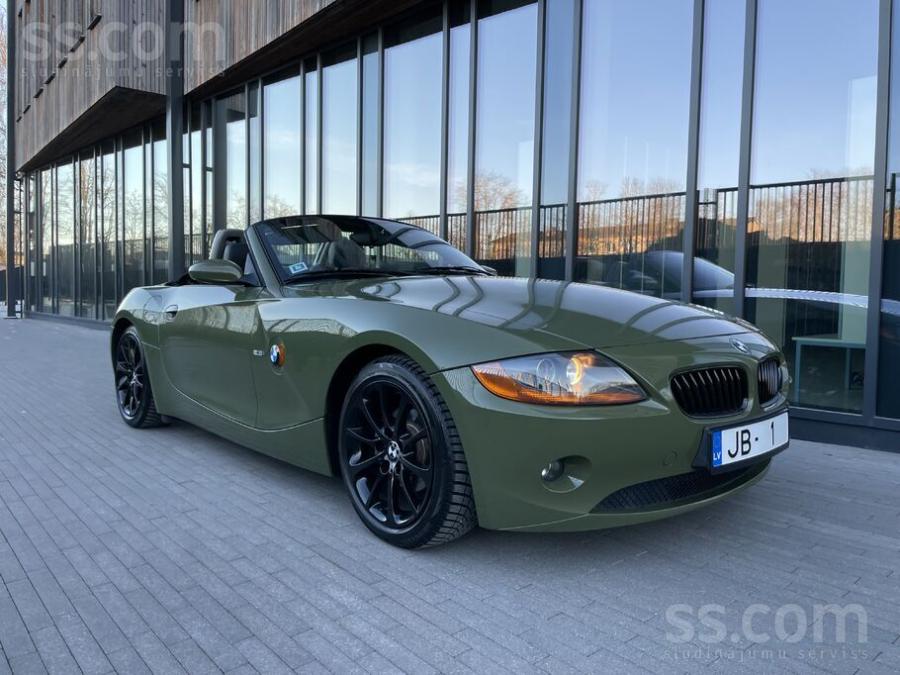 Green BMW Z4 2004 in Tukums, with an engine capacity of 2.50 L and mileage of 257 thousand km for 9950 €, photo 11 on AUTOMOTO.COM.LV