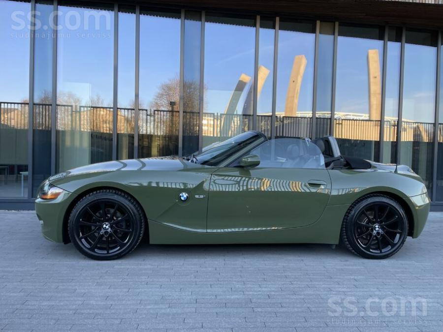 Green BMW Z4 2004 in Tukums, with an engine capacity of 2.50 L and mileage of 257 thousand km for 9950 €, photo 20 on AUTOMOTO.COM.LV