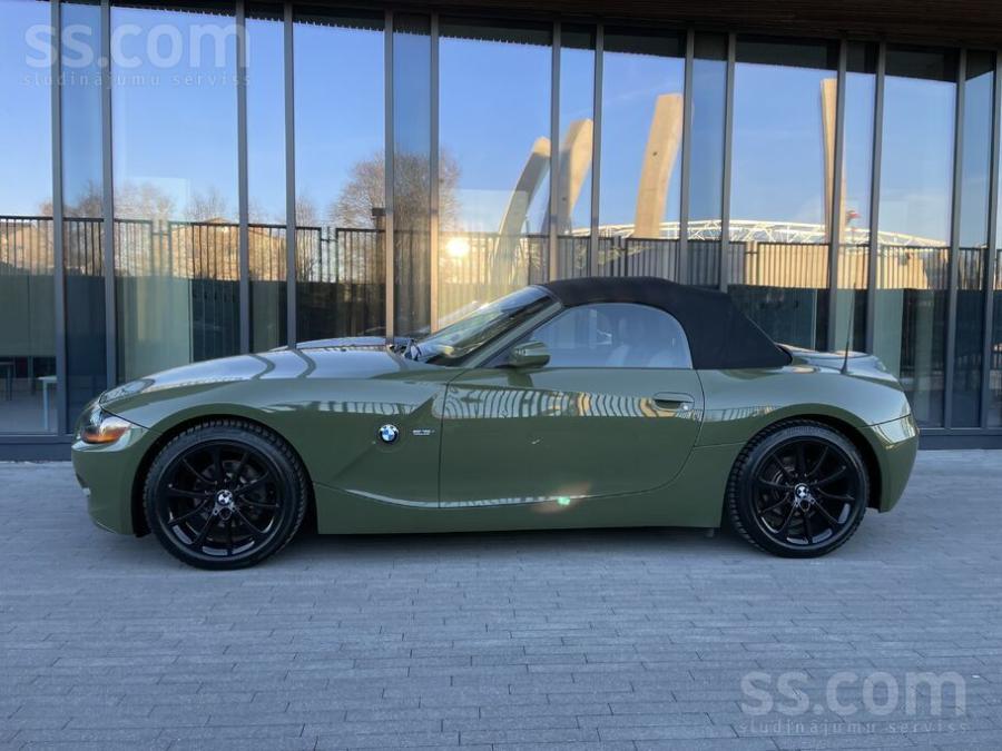 Green BMW Z4 2004 in Tukums, with an engine capacity of 2.50 L and mileage of 257 thousand km for 9950 €, photo 26 on AUTOMOTO.COM.LV