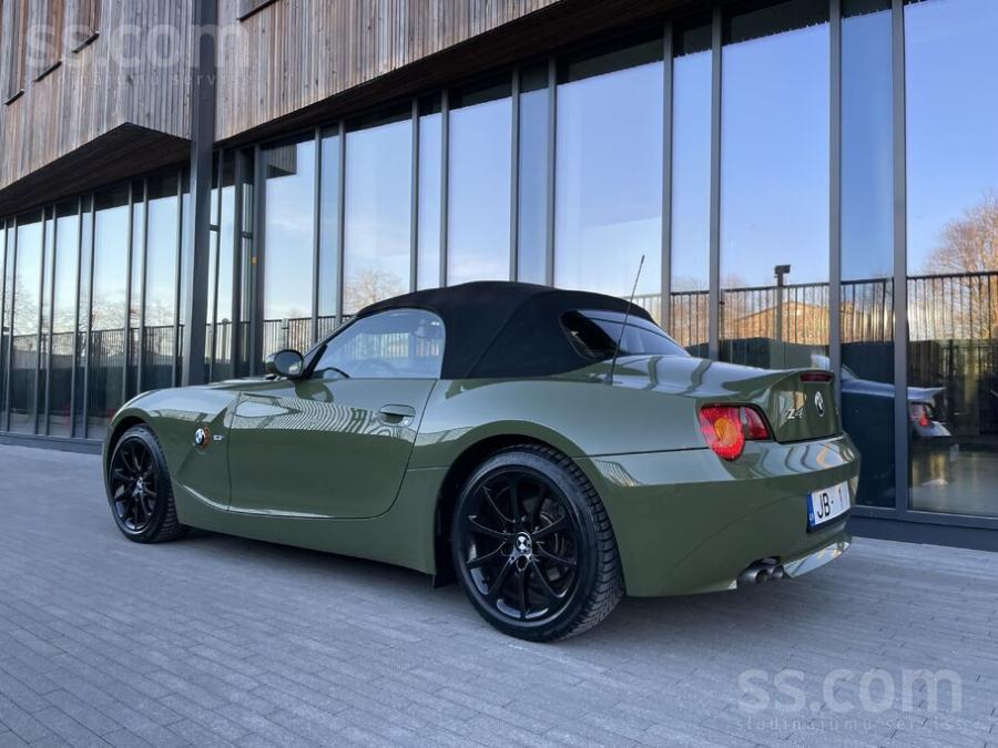 Green BMW Z4 2004 in Tukums, with an engine capacity of 2.50 L and mileage of 257 thousand km for 9950 €, photo 27 on AUTOMOTO.COM.LV