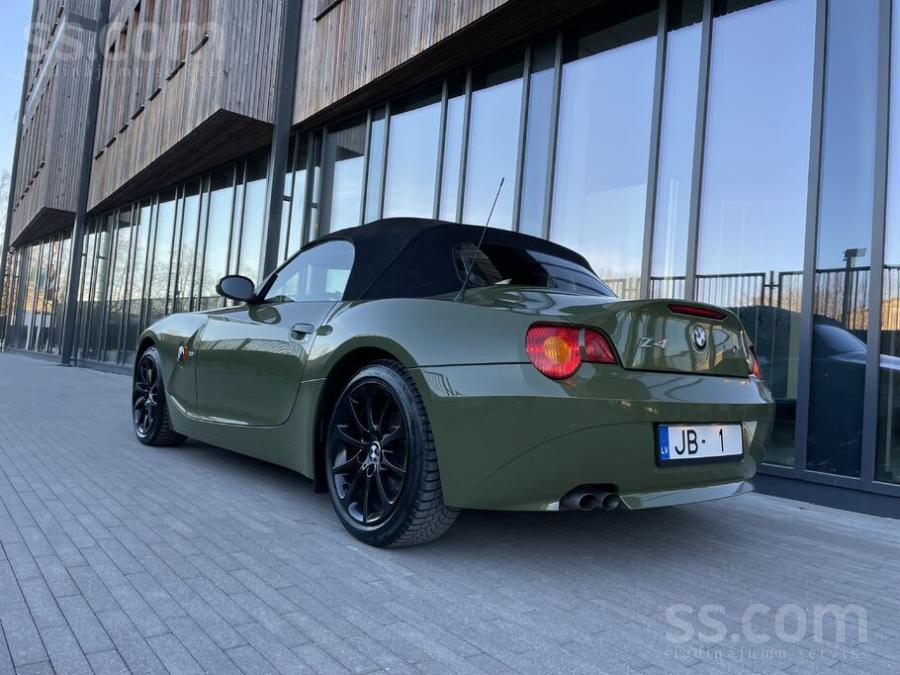 Green BMW Z4 2004 in Tukums, with an engine capacity of 2.50 L and mileage of 257 thousand km for 9950 €, photo 28 on AUTOMOTO.COM.LV