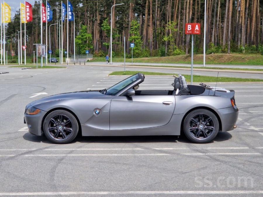 Pelēks BMW Z4 2003 Rīga, ar dzinēja tilpumu 2.50 L un nobraukumu 247 tūkst. km par 7400 €, foto 6 vietnē AUTOMOTO.COM.LV