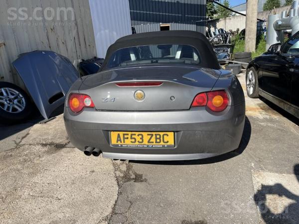 Pelēks BMW Z4 2003 Rīga, ar dzinēja tilpumu 3.00 L un nobraukumu 104 tūkst. km par 5000 €, foto 4 vietnē AUTOMOTO.COM.LV