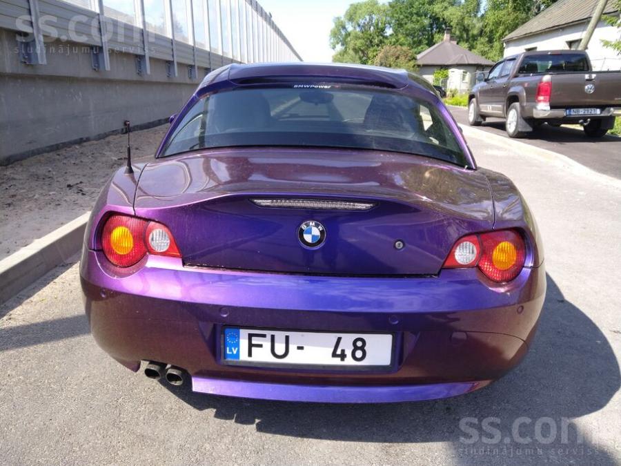 Violets BMW Z4 2004 Rīga, ar dzinēja tilpumu 2.20 L un nobraukumu 48 tūkst. km par 10500 €, foto 3 vietnē AUTOMOTO.COM.LV