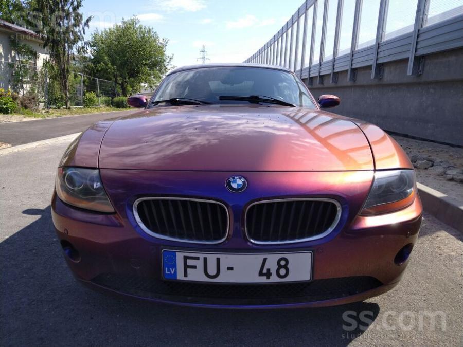 Violets BMW Z4 2004 Rīga, ar dzinēja tilpumu 2.20 L un nobraukumu 48 tūkst. km par 10500 €, foto 4 vietnē AUTOMOTO.COM.LV