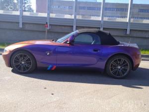 Violets BMW Z4 2004 Rīga, ar dzinēja tilpumu 2.20 L un nobraukumu 48 tūkst. km par 10500 €, foto 13 vietnē AUTOMOTO.COM.LV