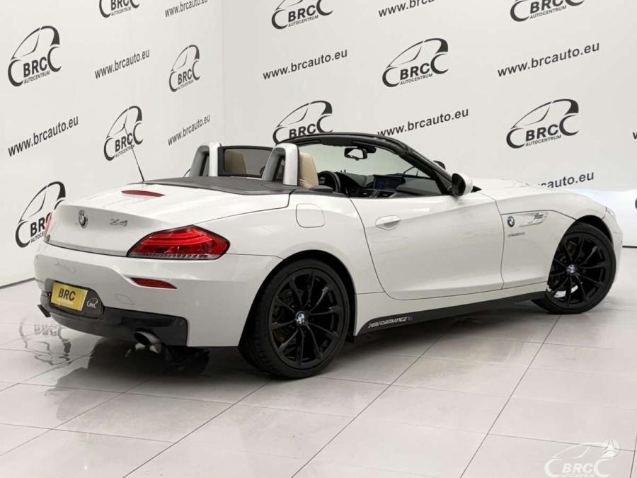 Balts BMW Z4 2015 Viļņa, ar dzinēja tilpumu 2.98 L un nobraukumu 106 tūkst. km par 21500 €, foto 5 vietnē AUTOMOTO.COM.LV