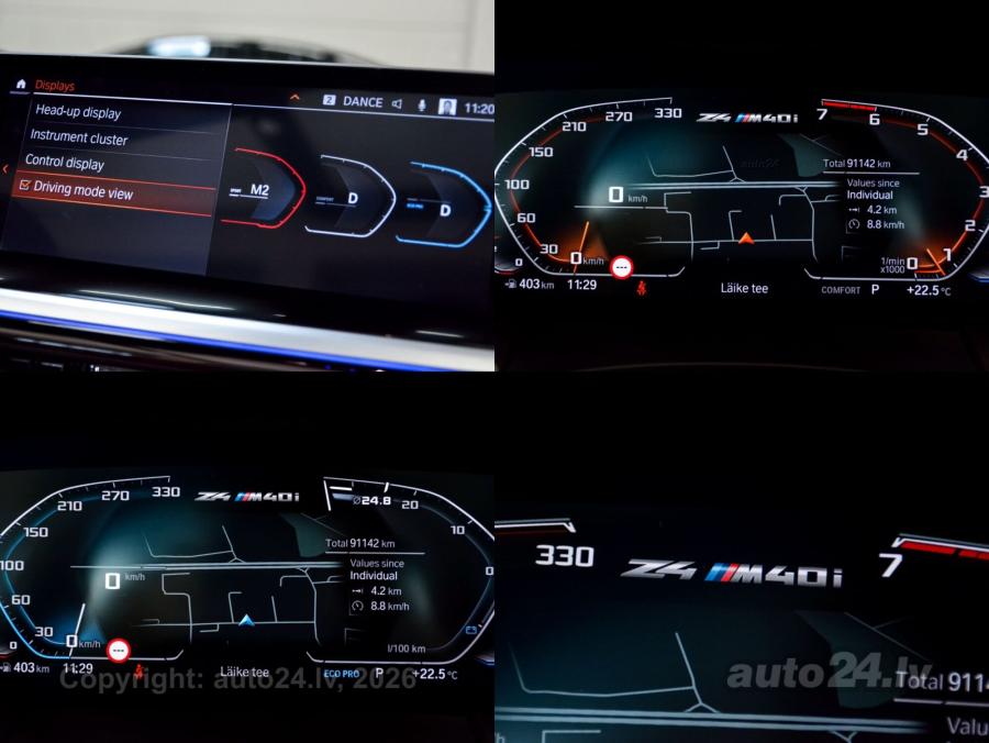 Balts BMW Z4 2020 Tallina, ar dzinēja tilpumu 3.00 L un nobraukumu 91 tūkst. km par 46900 €, foto 29 vietnē AUTOMOTO.COM.LV