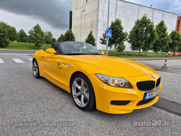 Yellow BMW Z4 2014 in Tartu, with an engine capacity of 2.00 L and mileage of 142 thousand km for 18990 €, photo 1 on AUTOMOTO.COM.LV