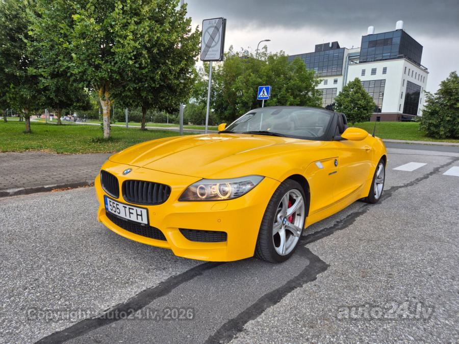 Yellow BMW Z4 2014 in Tartu, with an engine capacity of 2.00 L and mileage of 142 thousand km for 18990 €, photo 7 on AUTOMOTO.COM.LV