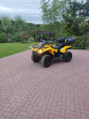 Yellow Bombardier Outlander 2015 in Klaipeda, with an engine capacity of 0.45 L and mileage of 5 thousand km for 6200 €, photo 8 on AUTOMOTO.COM.LV