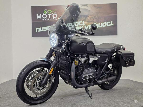 Melns Brixton Cromwell 1200 2023 Panevēža, ar dzinēja tilpumu 1.20 L un nobraukumu 23 tūkst. km par 5999 €, foto 6 vietnē AUTOMOTO.COM.LV