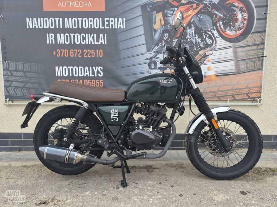 Green Brixton Cromwell 125 2017 in Panevezys, with an engine capacity of 0.13 L and mileage of 0 thousand km for 1450 €, photo 1 on AUTOMOTO.COM.LV