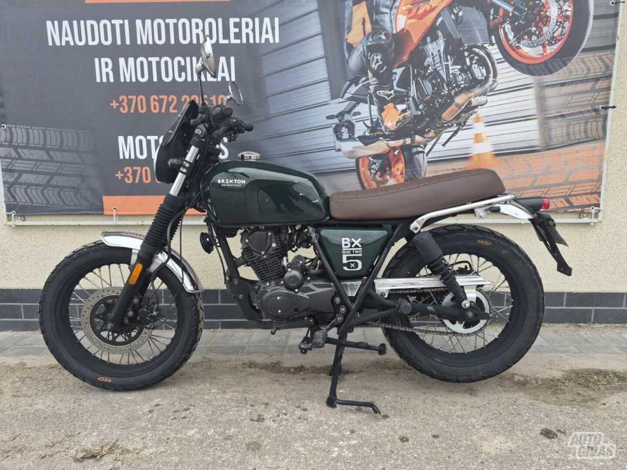 Green Brixton Cromwell 125 2017 in Panevezys, with an engine capacity of 0.13 L and mileage of 0 thousand km for 1450 €, photo 3 on AUTOMOTO.COM.LV