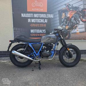Pelēks Brixton Cromwell 125 2020 Panevēža, ar dzinēja tilpumu 0.13 L un nobraukumu 3 tūkst. km par 1650 €, foto  vietnē AUTOMOTO.COM.LV