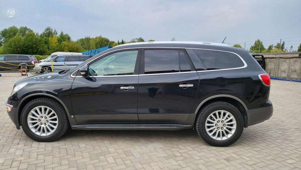 Black Buick Enclave 2010 in Siauliai, with an engine capacity of 3.56 L and mileage of 180 thousand km for 8500 €, photo 9 on AUTOMOTO.COM.LV