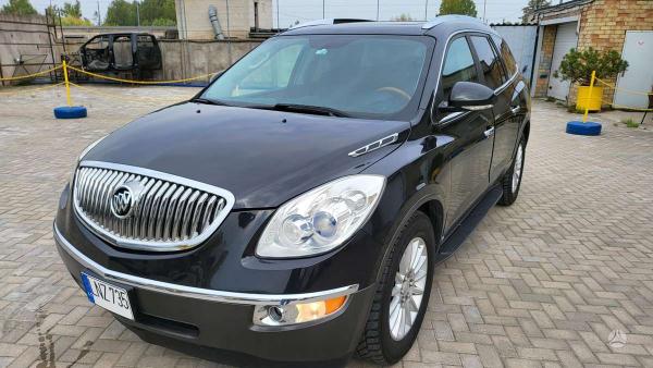 Black Buick Enclave 2010 in Siauliai, with an engine capacity of 3.56 L and mileage of 180 thousand km for 8500 €, photo 10 on AUTOMOTO.COM.LV